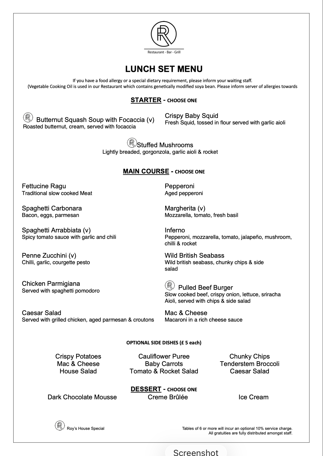 Home Menus Gift Cards